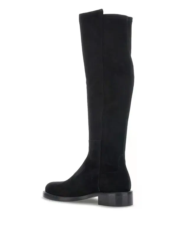 STUART WEITZMAN Gisele Knee-high Leather Boots - Black