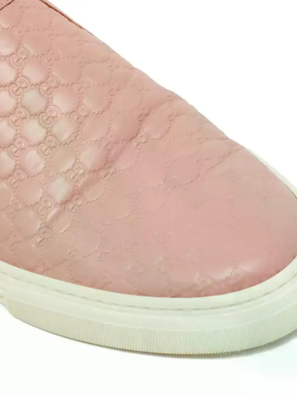 Gucci Microssima Leather Trainers