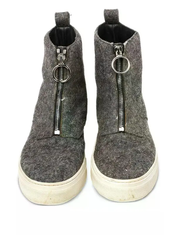 Celine Felt High-top Sneakers