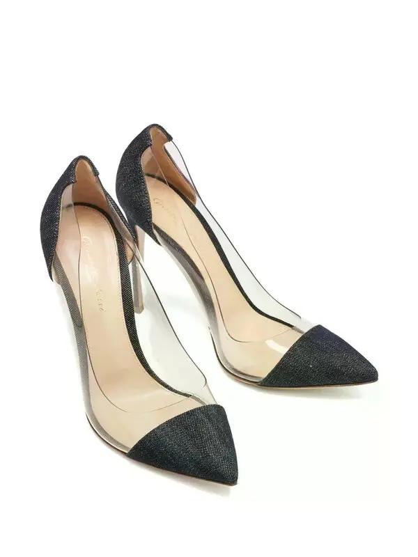GIANVITO ROSSI 110mm Plexi Pumps - Blue