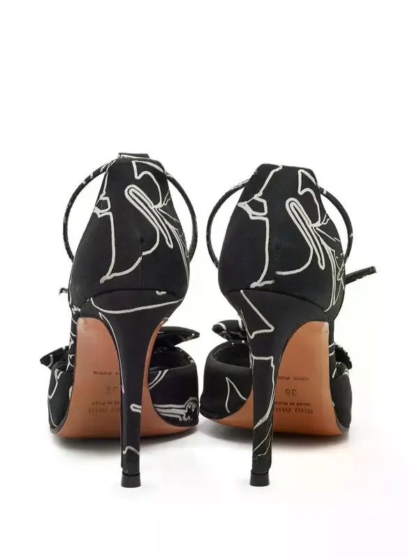 Miu Miu 90mm Knotted Ankle-strap Sandals