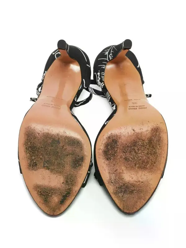 Miu Miu 90mm Knotted Ankle-strap Sandals