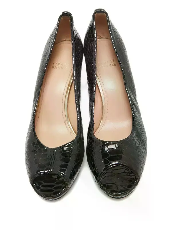 STUART WEITZMAN 95mm Leather Heeled Pumps