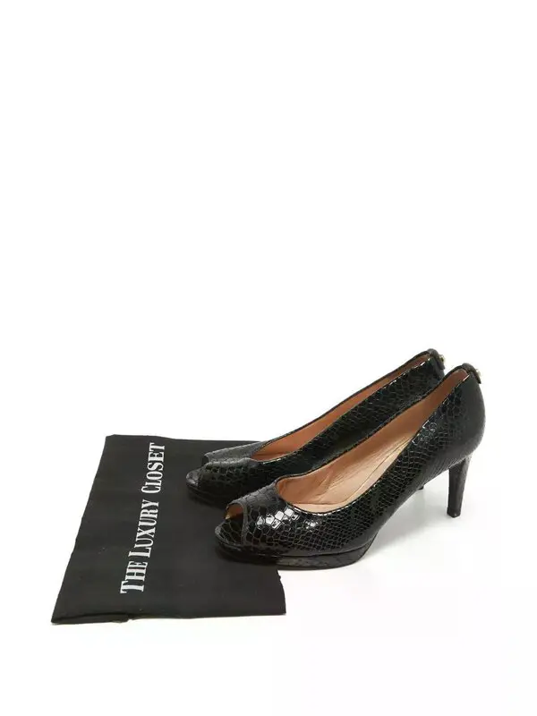 STUART WEITZMAN 95mm Leather Heeled Pumps