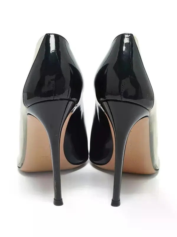 GIANVITO ROSSI 115mm Patent Leather Pointed-toe Pumps - Black