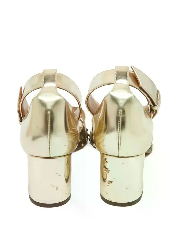 Valentino Garavani 60mm Metallic Sandals