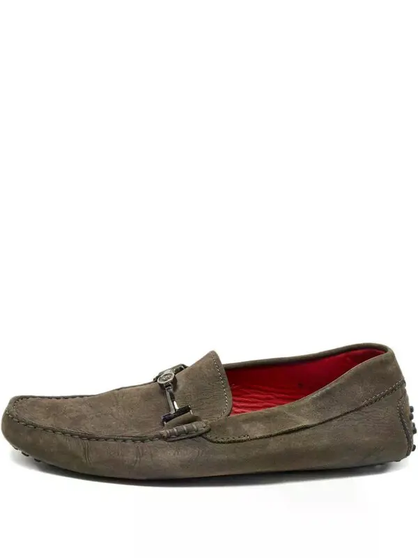 TOD'S Nubuck Leather Loafer - Grey