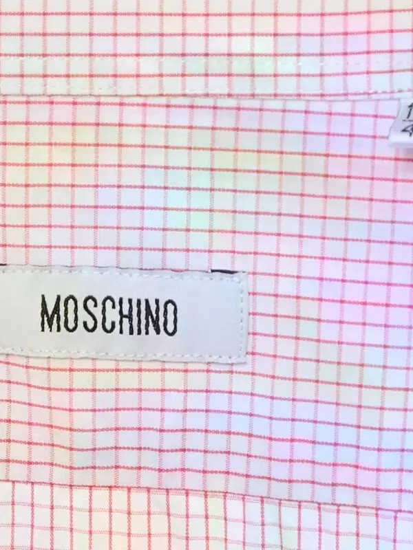Moschino Check-print Button Shirt