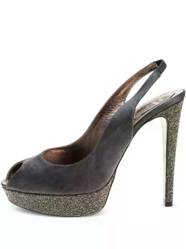 Rene Caovilla Platform Slingback Sandals