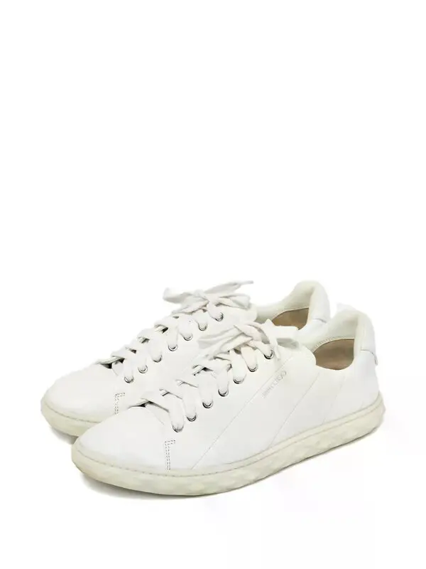 JIMMY CHOO Diamond Leather Low-top Sneakers