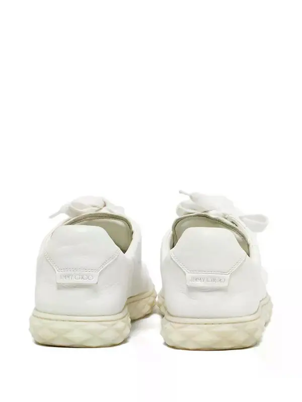 JIMMY CHOO Diamond Leather Low-top Sneakers