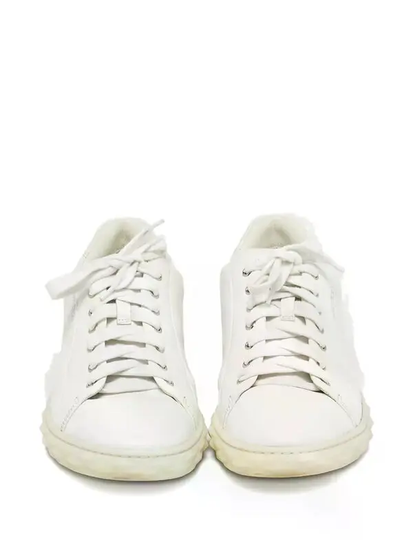 JIMMY CHOO Diamond Leather Low-top Sneakers