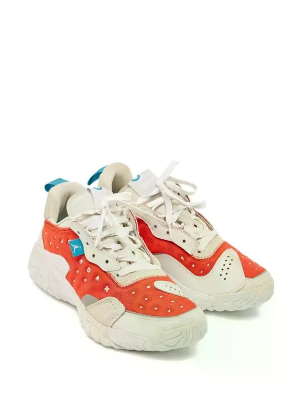 JORDAN Mesh And Suede Sneakers - White
