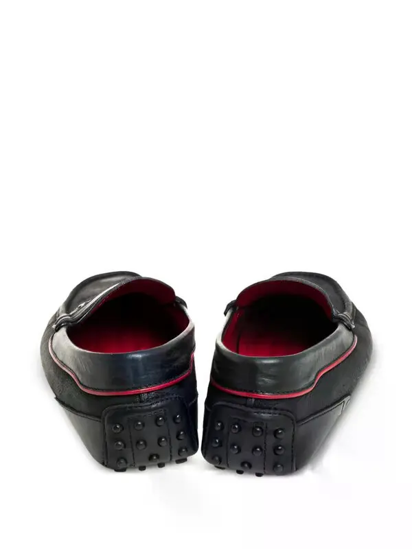 TOD'S X Ferrari Gommino Leather Loafers