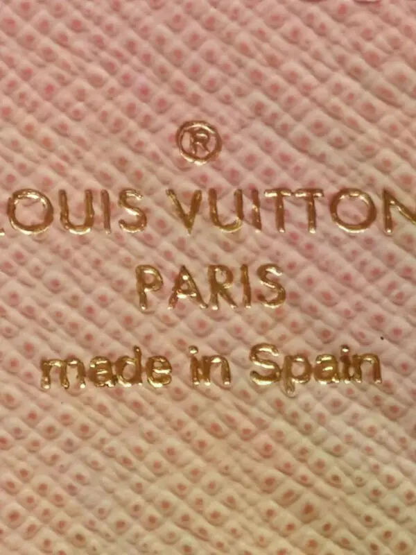 LOUIS VUITTON Damier Canvas Zippy Wallet - Brown