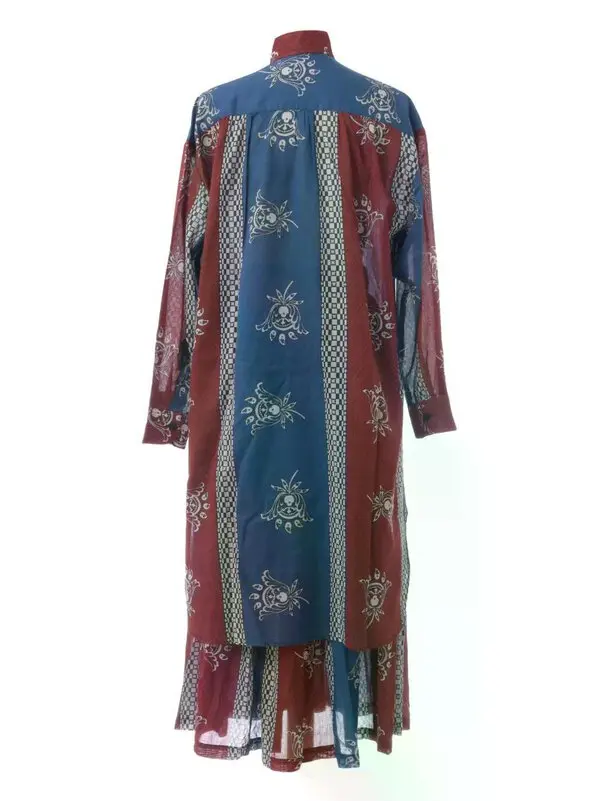 SOULEIADO Patterned Skirt Suit