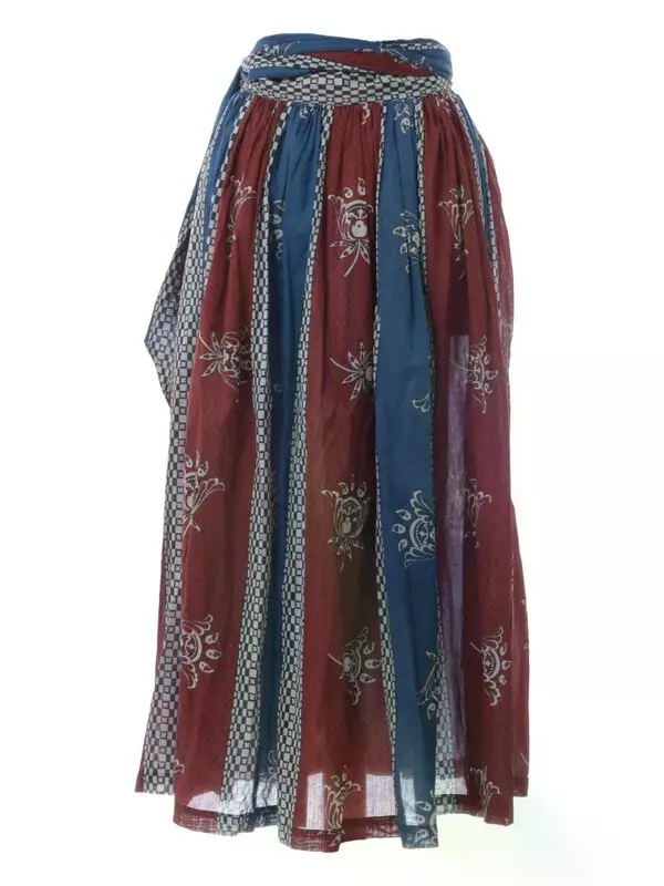 SOULEIADO Patterned Skirt Suit