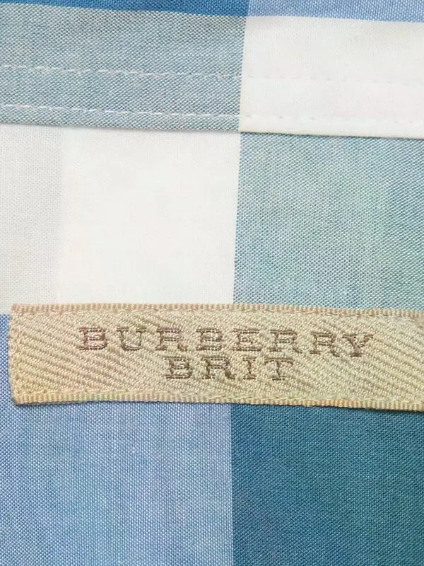 Burberry Check-pattern Cotton Shirt