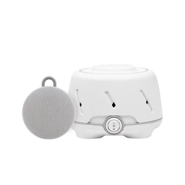 YOGASLEEP Dohm And Hushh 2 Sound Machine Bundle - White,gray