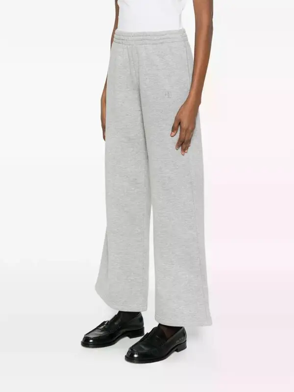 ANINE BING Kacey Logo-detail Track Pants - Grey