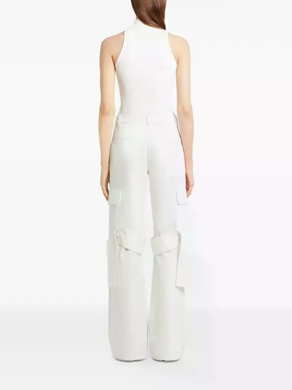 COURREGES Cotton Trousers With Flap-pocket