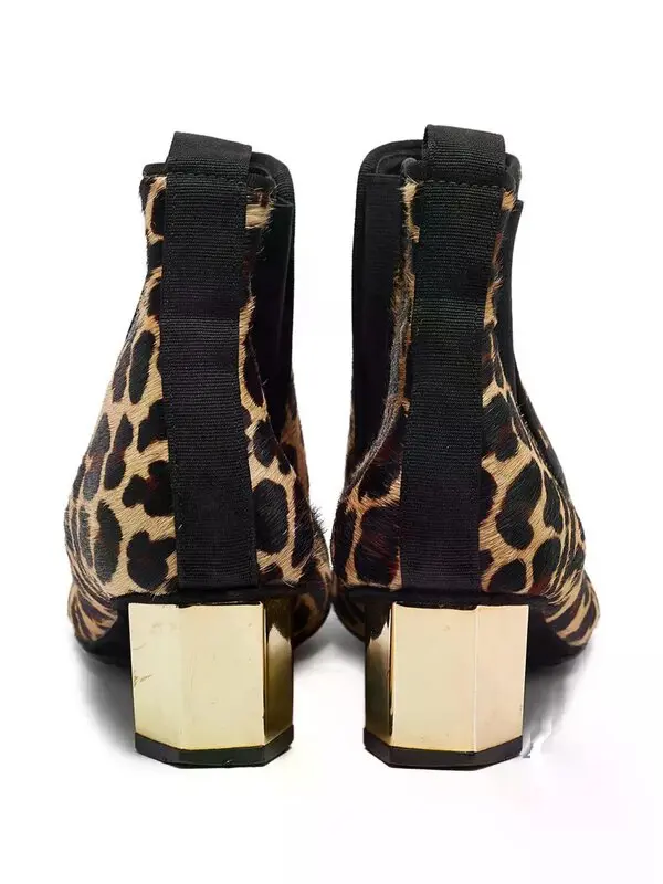 Tory Burch 40mm Leopard-print Heeled Ankle Boots