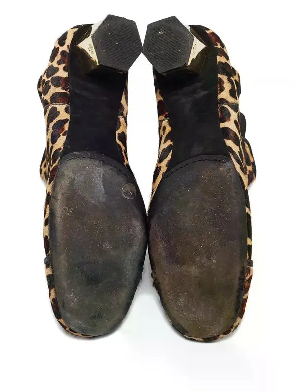 Tory Burch 40mm Leopard-print Heeled Ankle Boots