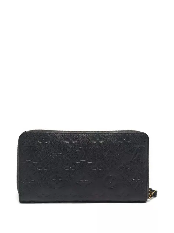 LOUIS VUITTON Zippy Monogram Empreinte Wallet - Blue