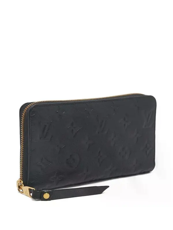 LOUIS VUITTON Zippy Monogram Empreinte Wallet - Blue