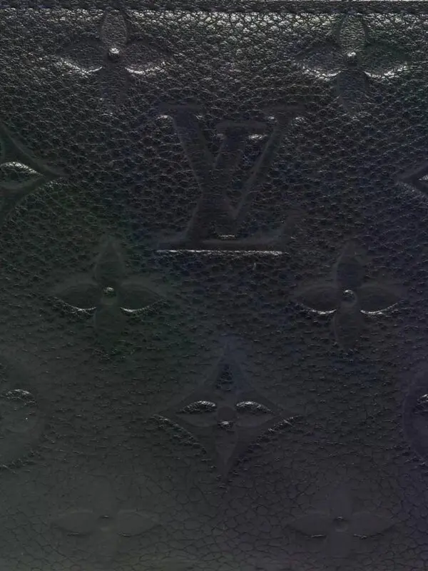LOUIS VUITTON Zippy Monogram Empreinte Wallet - Blue