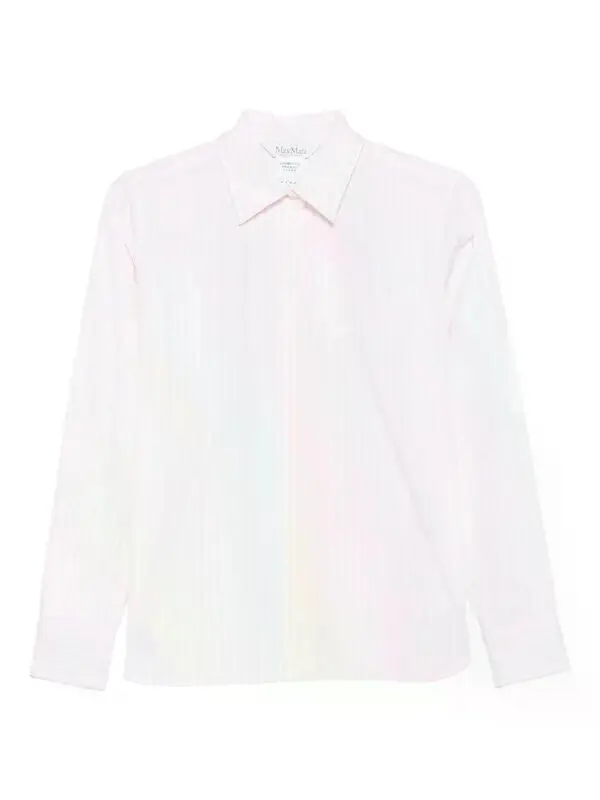 Max Mara Stripe-pattern Shirt - Pink