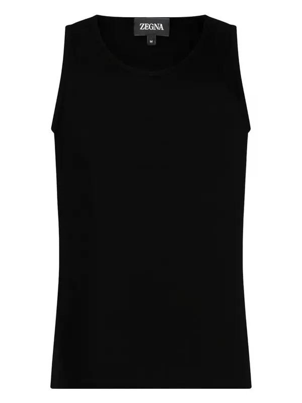Zegna Crew-neck Sleeveless Top