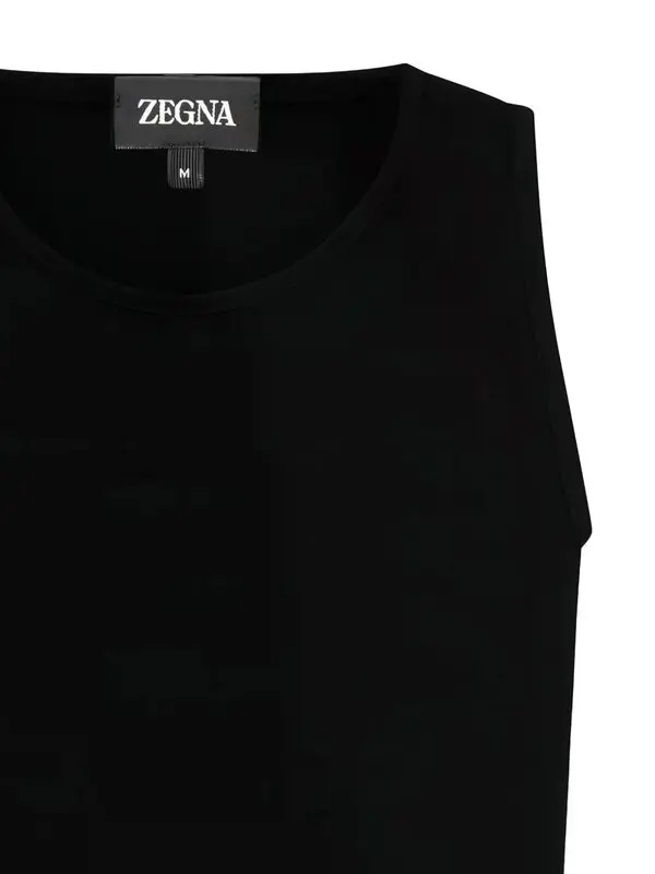 Zegna Crew-neck Sleeveless Top