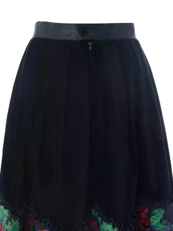 SOULEIADO Provencal Ruffle Midi Skirt