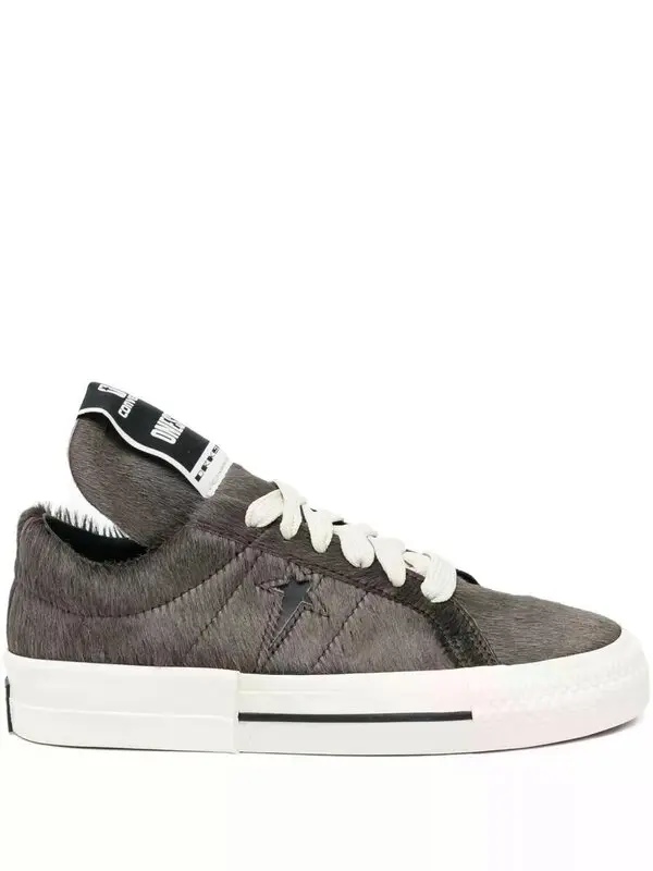Rick Owens Faux Fur Trainers - Brown