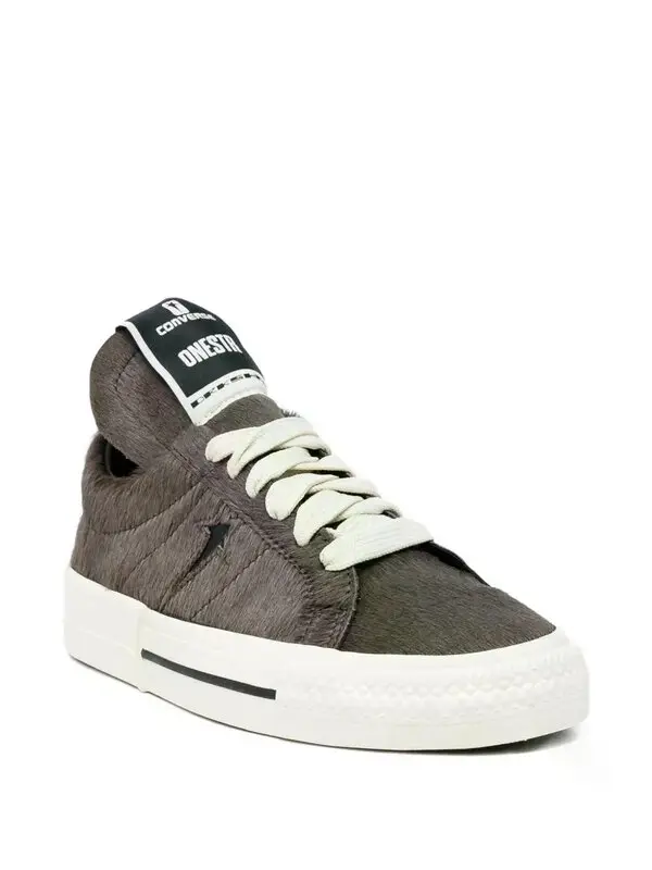 Rick Owens Faux Fur Trainers - Brown