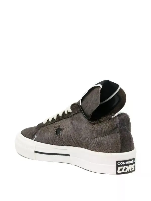 Rick Owens Faux Fur Trainers - Brown