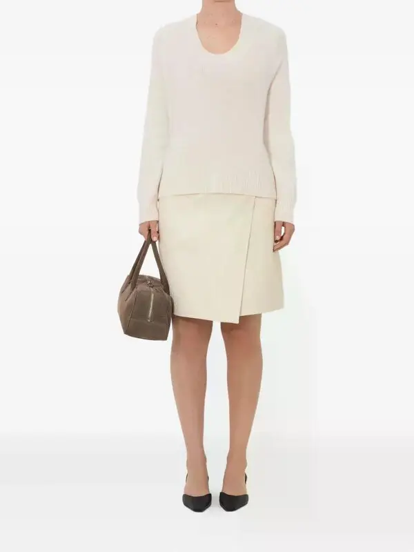 Loulou De Saison U-neck Ribbed Sweater