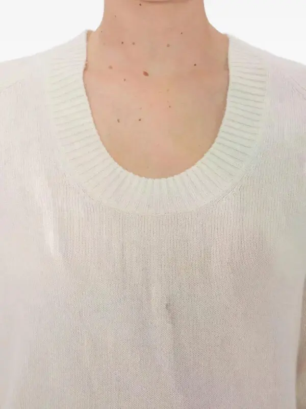 Loulou De Saison U-neck Ribbed Sweater