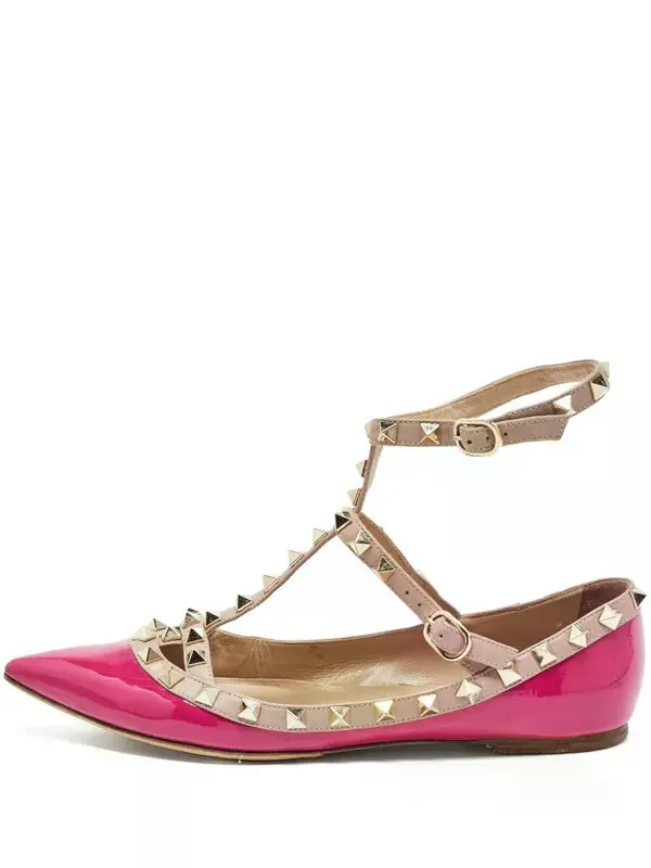 Valentino Garavani Rockstud Ballet Flats - Pink
