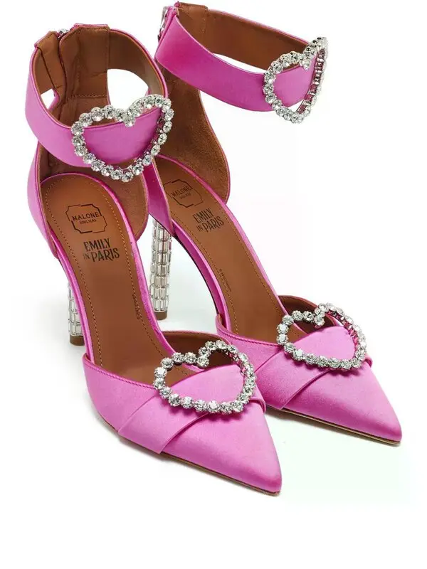 MALONE SOULIERS 95mm Camille Pumps - Pink