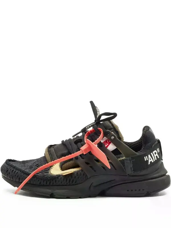 Nike X Off White Air Presto Lace-up Sneakers - Black