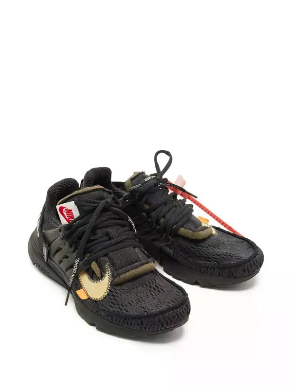 Nike X Off White Air Presto Lace-up Sneakers - Black