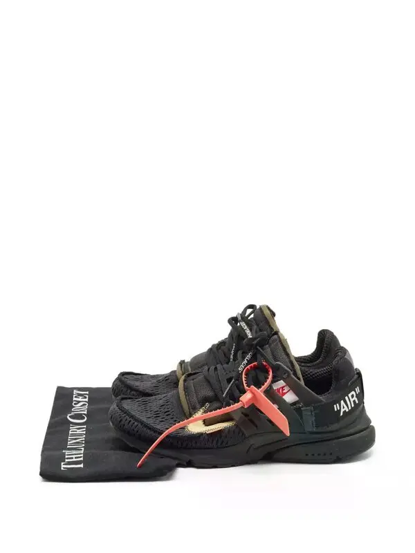 Nike X Off White Air Presto Lace-up Sneakers - Black