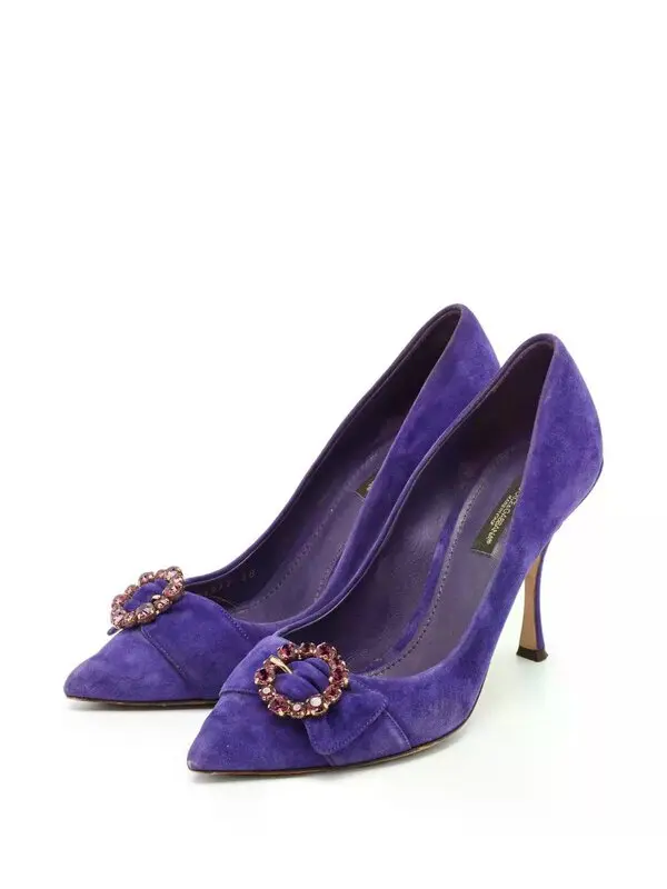 Dolce & Gabbana 100mm Suede Pointed-toe Pumps