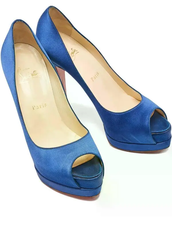 CHRISTIAN LOUBOUTIN 135mm Palais Royal Pumps - Blue