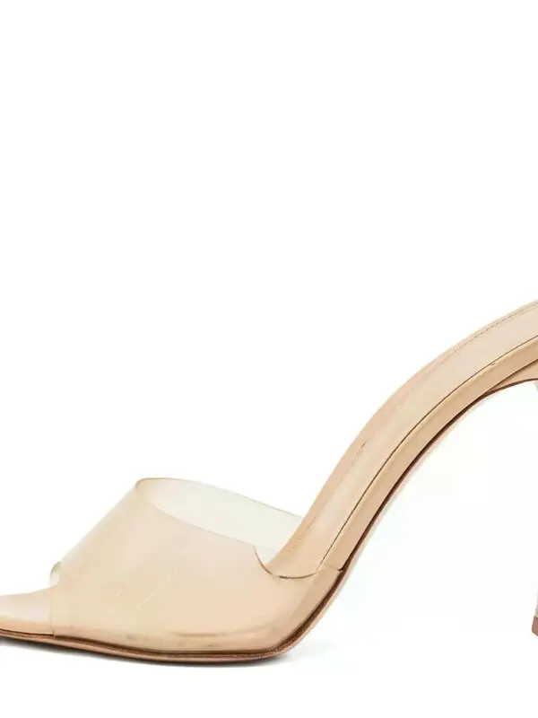 GIANVITO ROSSI Elle Patent Leather And Pvc Sandals