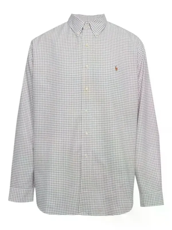 Polo Ralph Lauren Checked Cotton Shirt - White
