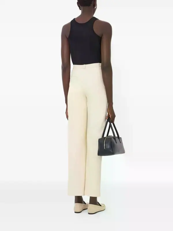 Loulou De Saison Straight Leg Lambskin Trousers
