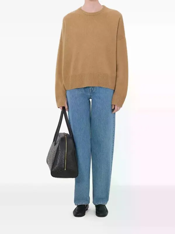 Loulou De Saison Anton Crew-neck Sweater - Neutrals